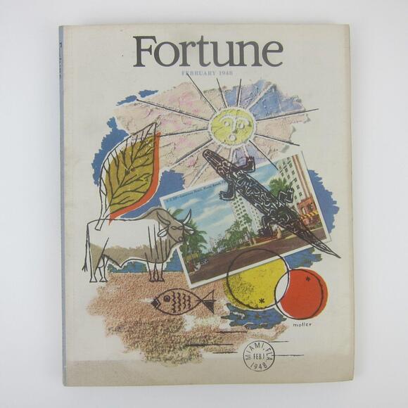 Other | Vintage Fortune Magazine February 1948 Foreign Cars Buick Ford ...